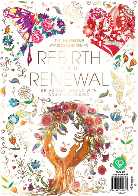کتاب رنگ آمیزی تولد دوباره و تجدید حیات (2024 استرالیا)